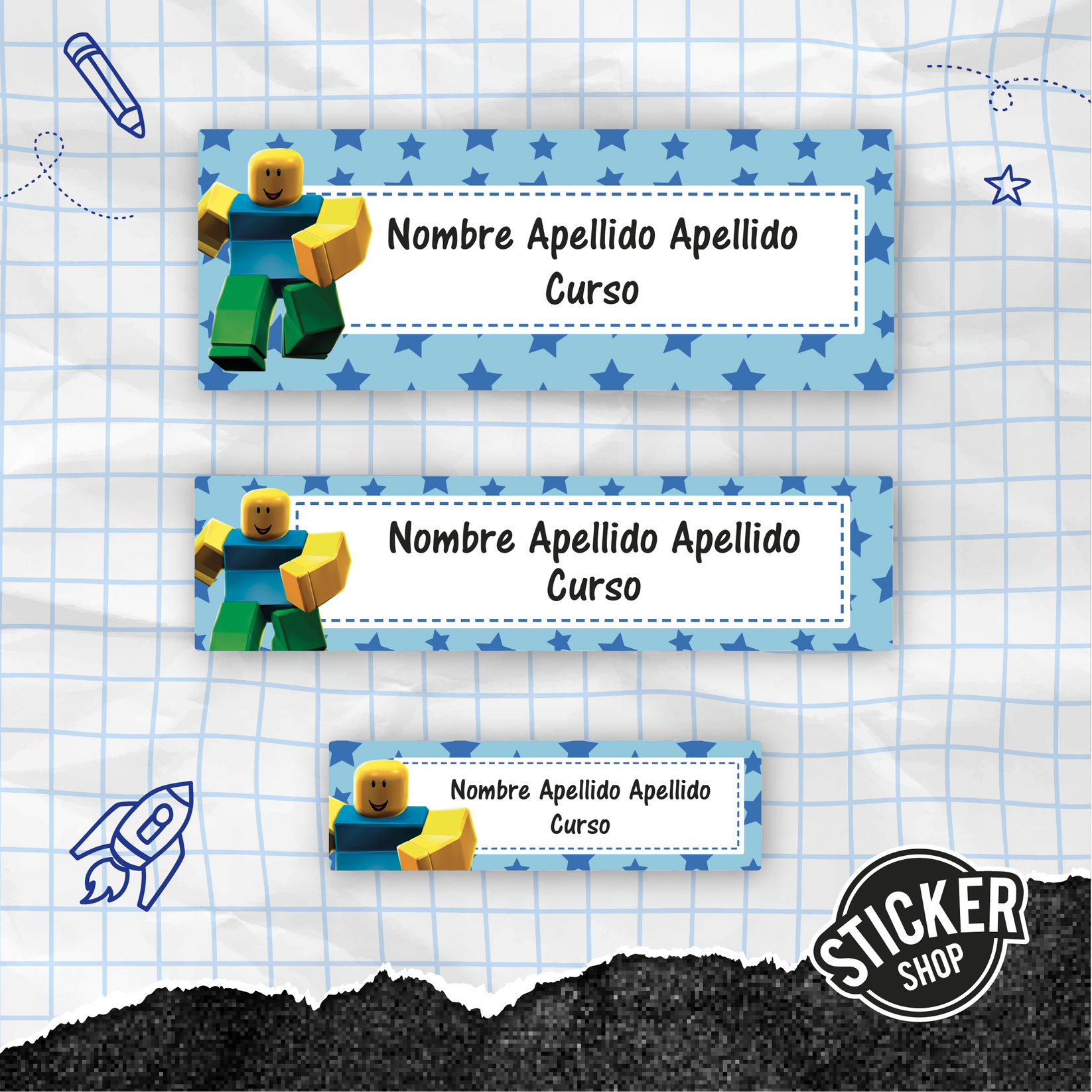 Pack Escolar E109 – StickerShopcl
