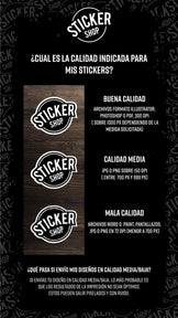 Stickers de 7x7 centímetros – StickerShopcl