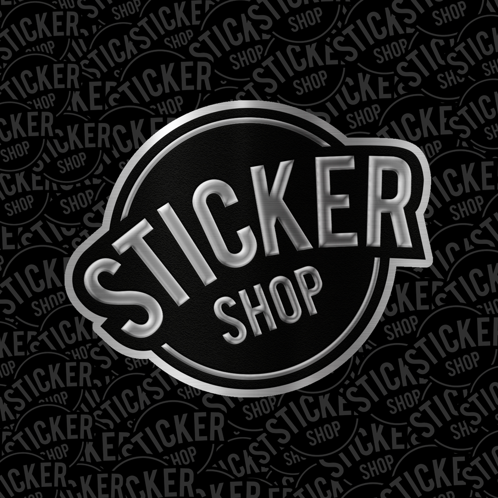 Stickers Plateados con Barniz Sectorizado – StickerShopcl