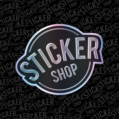 Stickers Tornasol Holográfico con Barniz Sectorizado – StickerShopcl