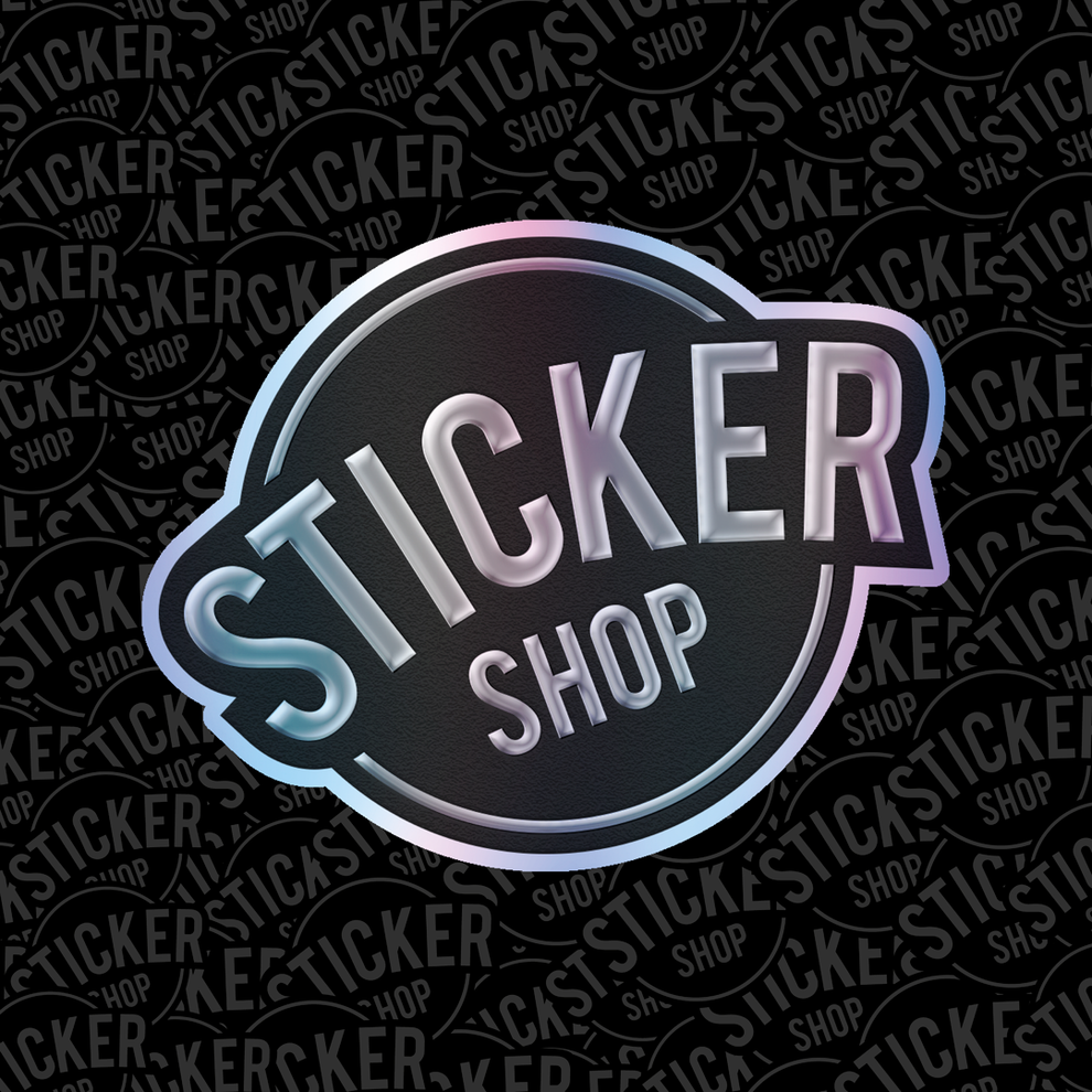 Stickers Tornasol Holográfico con Barniz Sectorizado – StickerShopcl