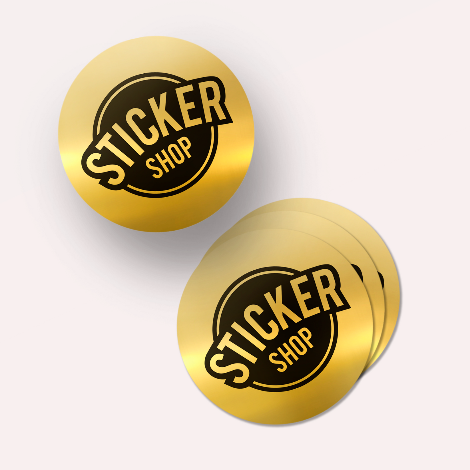 Stickers de vinilo dorado metalizado – StickerShopcl