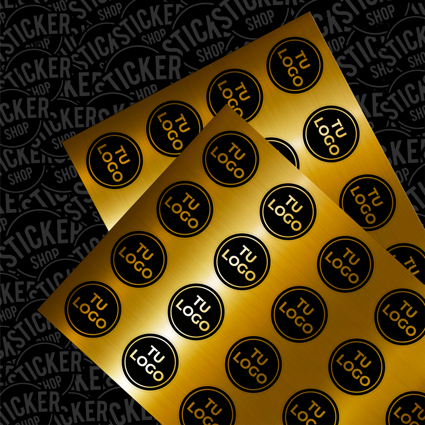 200 stickers de vinilo Metalizado – StickerShopcl