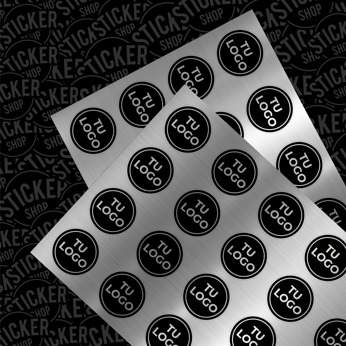 200 stickers de vinilo Metalizado – StickerShopcl