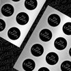 Stickers Plateados con Barniz Sectorizado – StickerShopcl