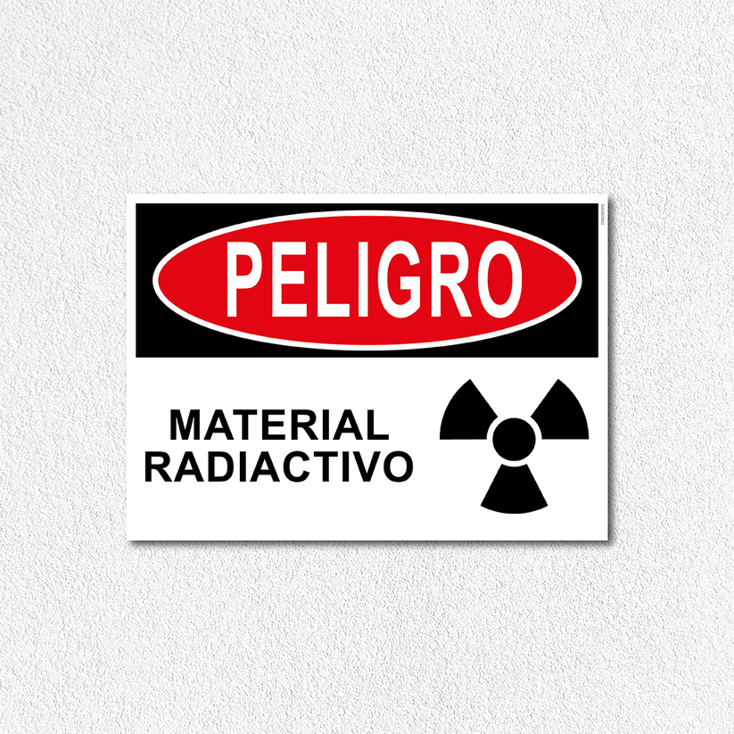 Peligro - Material radiactivo – StickerShopcl