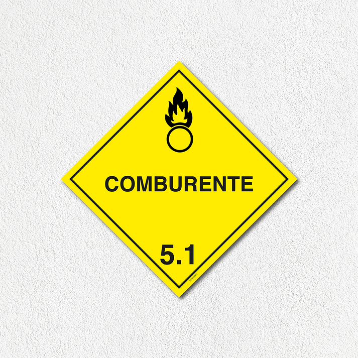 Sustancias peligrosas - Comburente – StickerShopcl