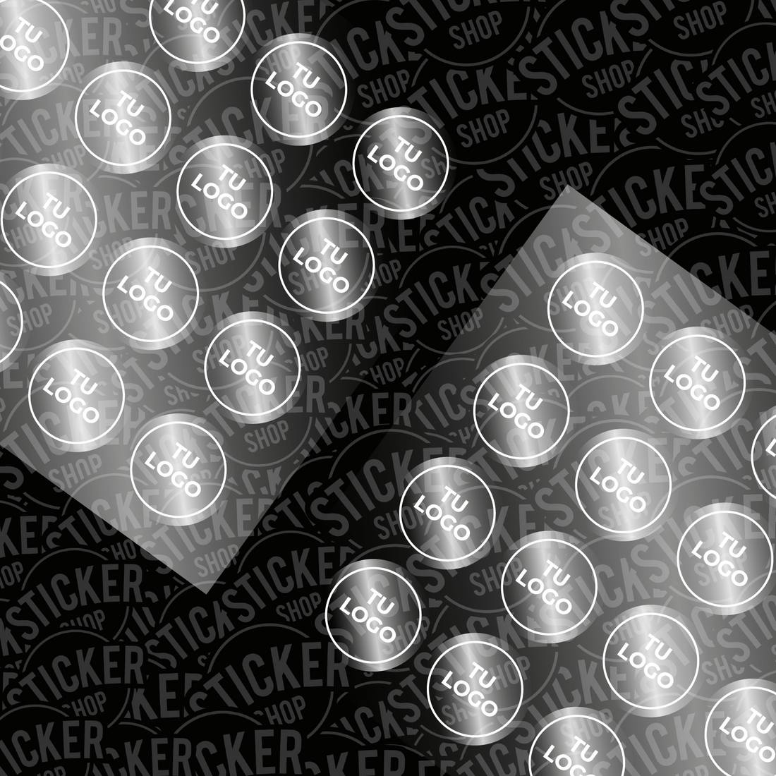 Stickers Transparentes con Tinta Blanca – StickerShopcl